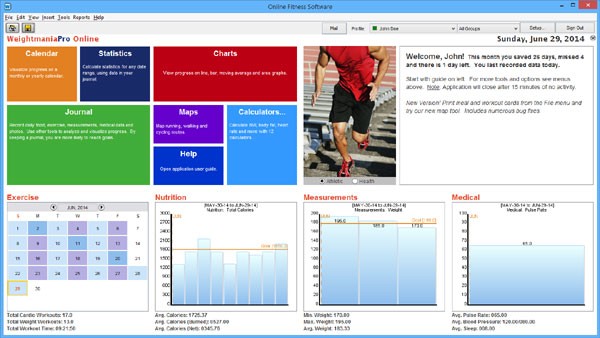 Athletes Database Fitness Software